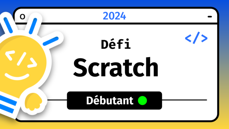 Projets Scratch – Débutant 2024 – Kreocode
